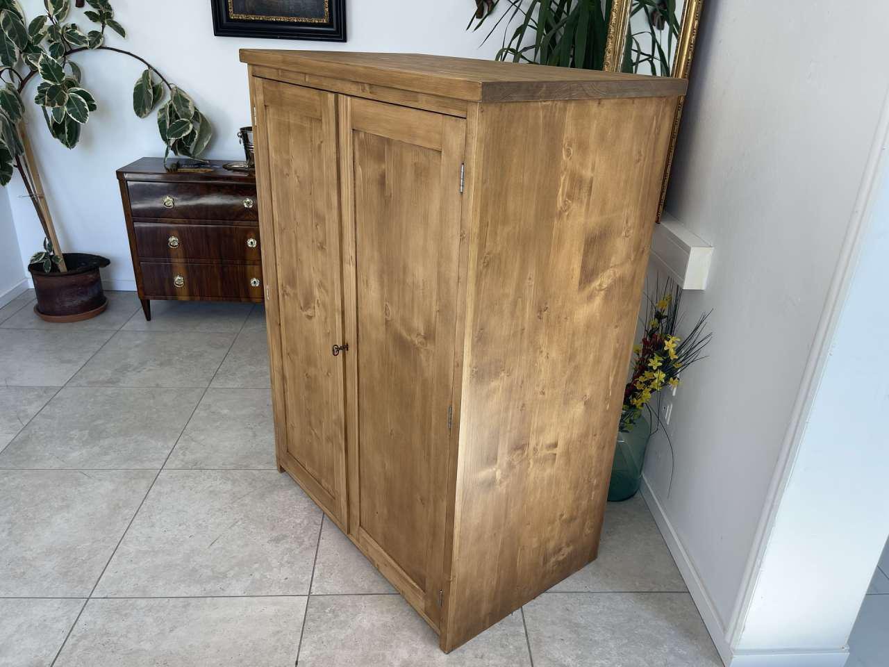 Rustic Wooden Cabinet for sale at Pamono