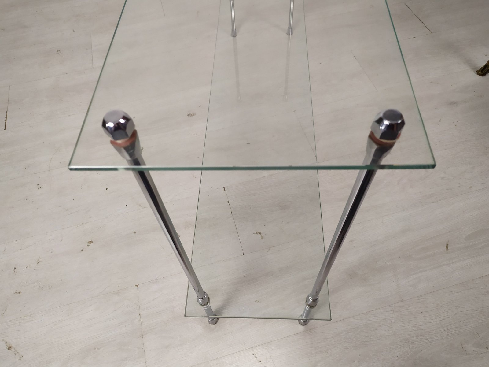 Vintage Chrome Console, 1970s for sale at Pamono