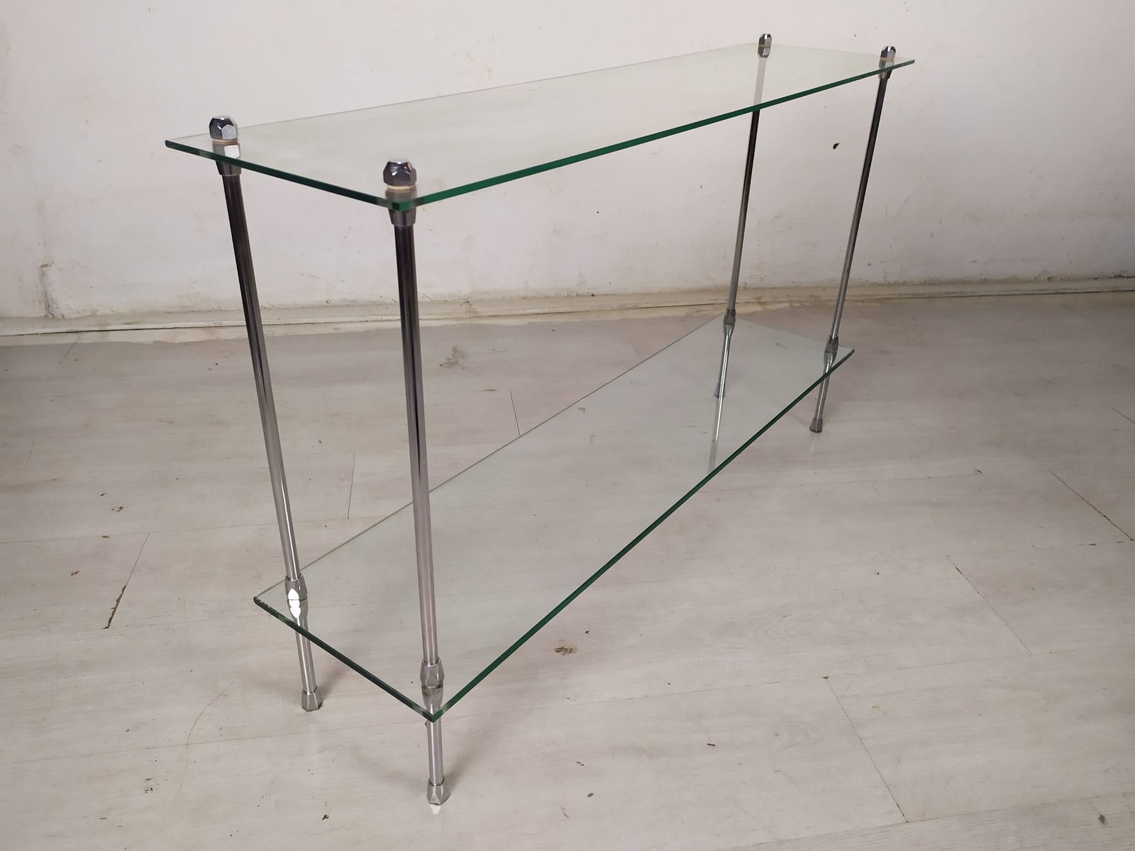 Vintage Chrome Console, 1970s for sale at Pamono