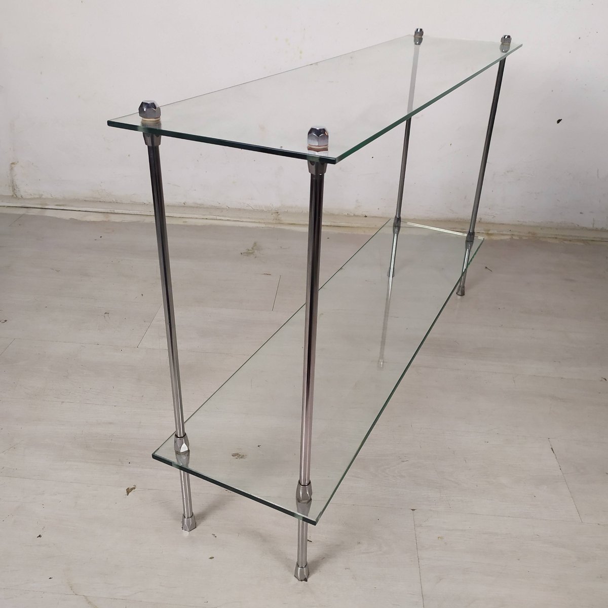 Vintage Chrome Console, 1970s for sale at Pamono