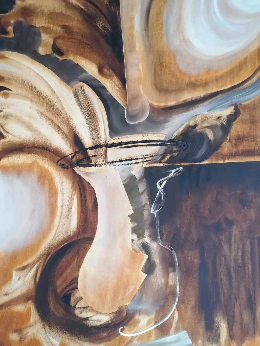 Stefano Mazzolini, Ser, 1995, Oil on Wood for sale at Pamono