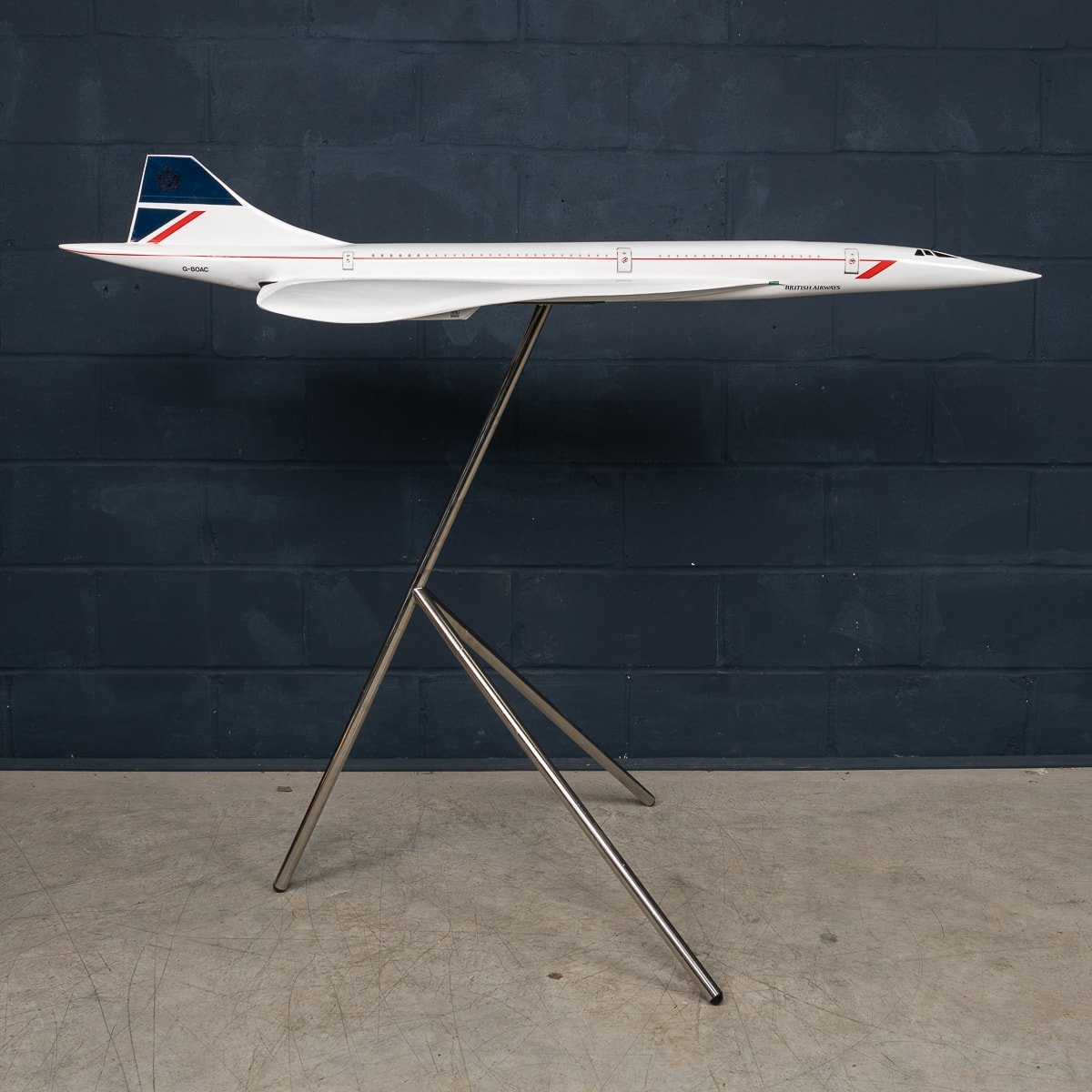 Large British Airways Concorde Model by Space Models, England, 1990s ...