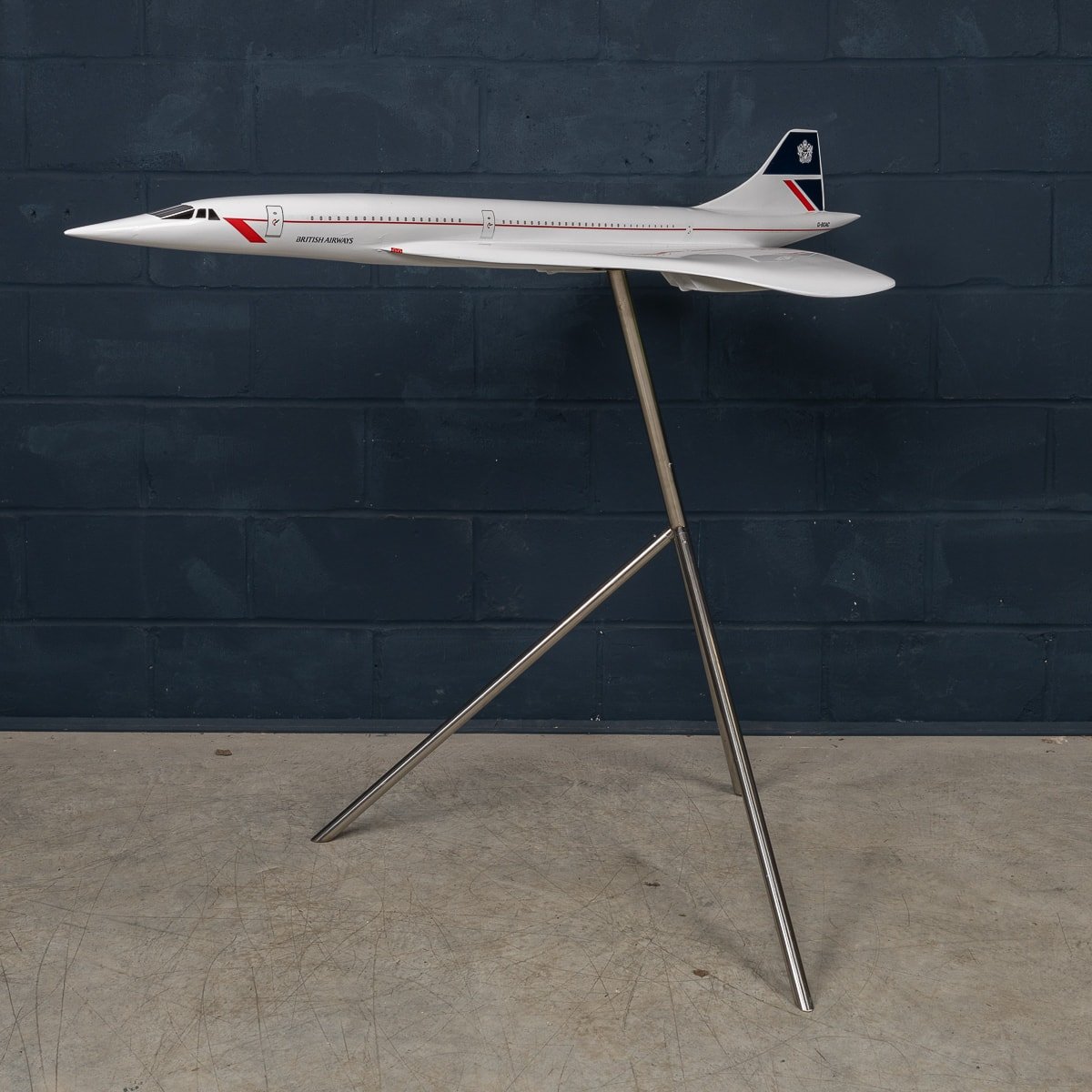 20th Century Large British Airways Concorde Model by Space Models ...