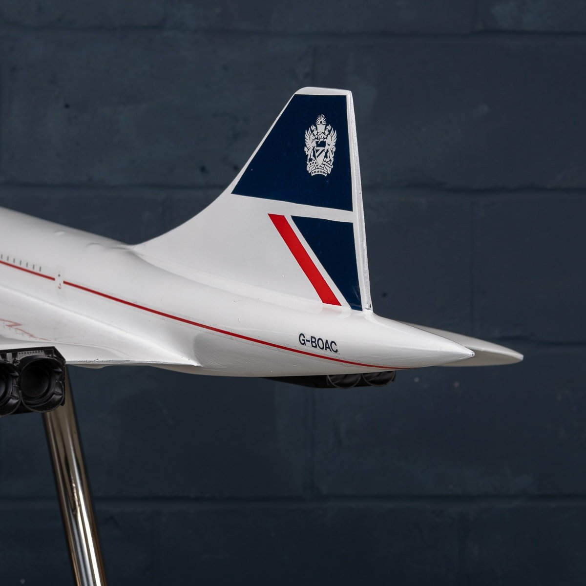 20th Century Large British Airways Concorde Model by Space Models ...