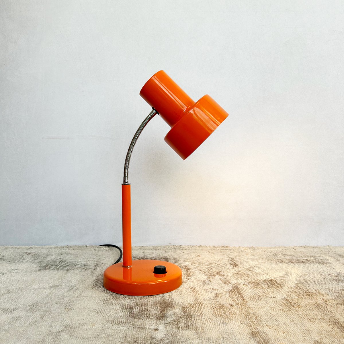 Vintage Pifco Model 986 Orange Gooseneck Desk Lamp, 1970s for sale at ...