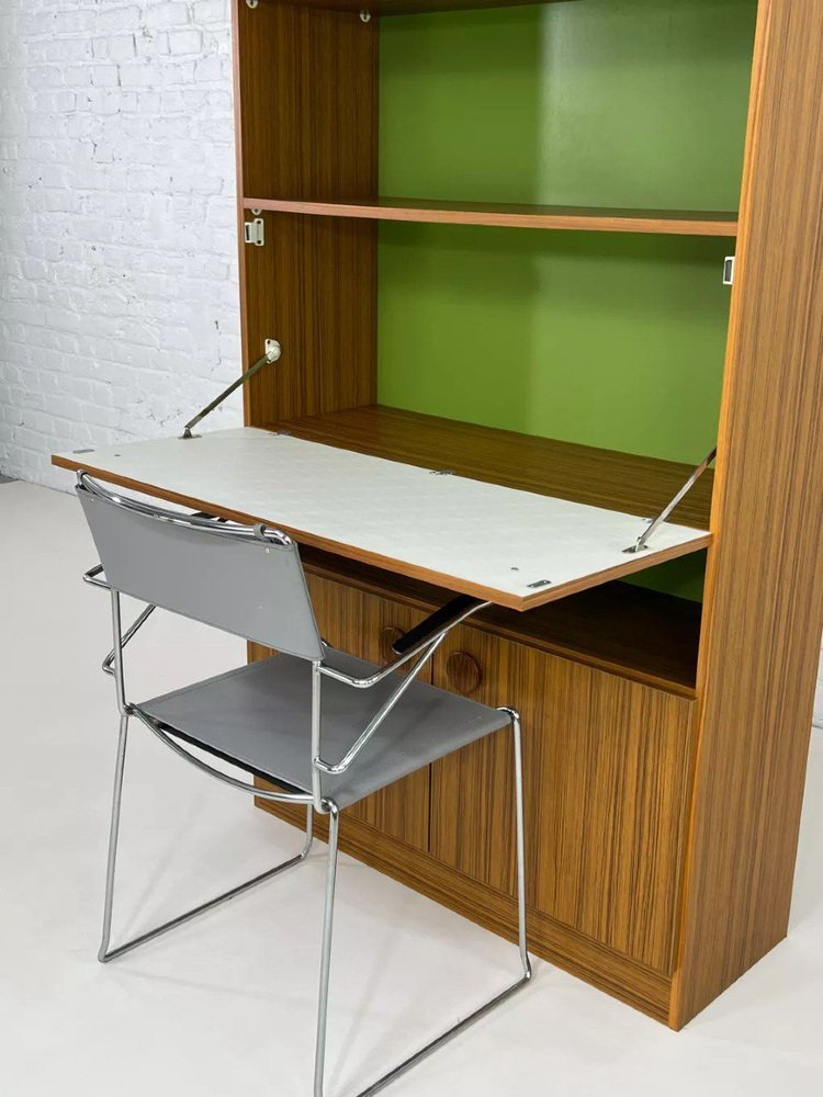 Library with Integrated Desk, 1970s for sale at Pamono