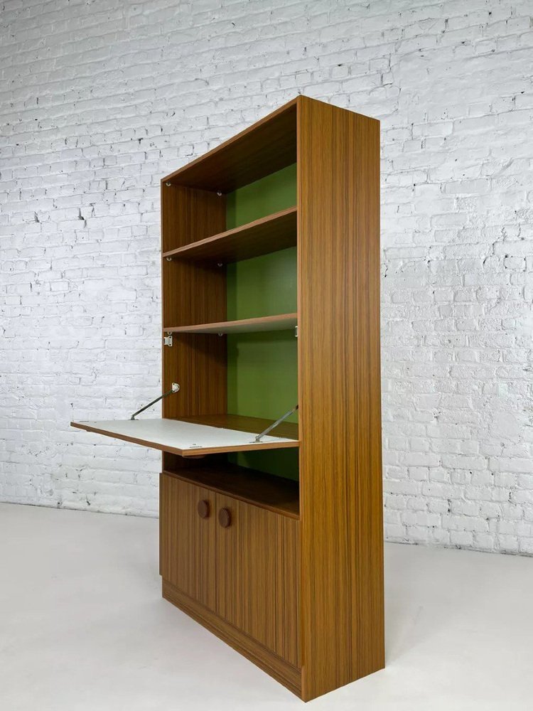 Library with Integrated Desk, 1970s for sale at Pamono