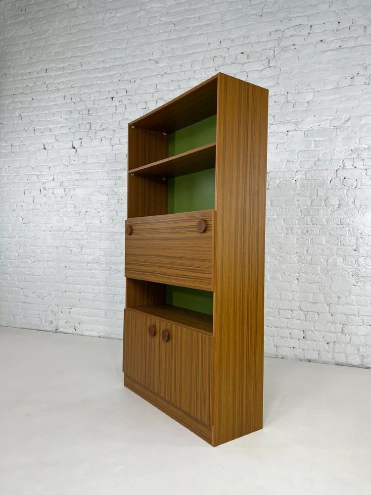 Library with Integrated Desk, 1970s for sale at Pamono