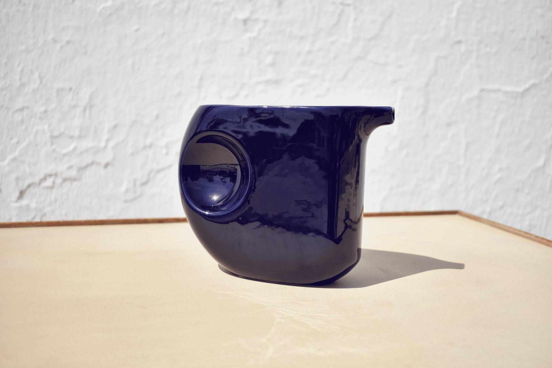 Blue Pitcher by Angelo Mangiarotti for Ceramiche Parravicini, 1968 for ...