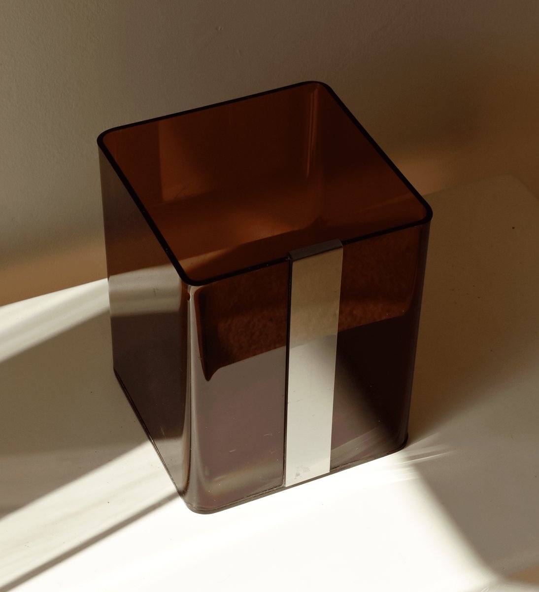 Kubischer Mülleimer von Michel Dumas für Roche Bobois bei Pamono kaufen