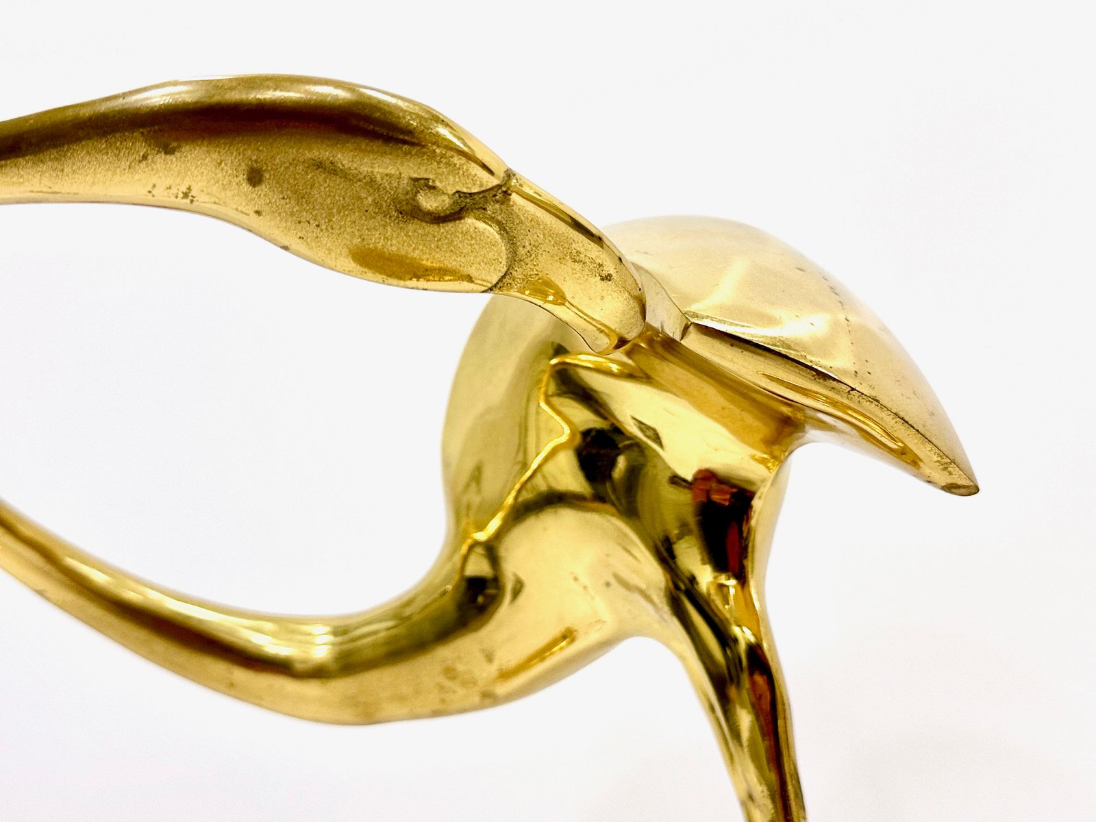 Regency Brass Flamingo Umbrella Stand, 1960s for sale at Pamono