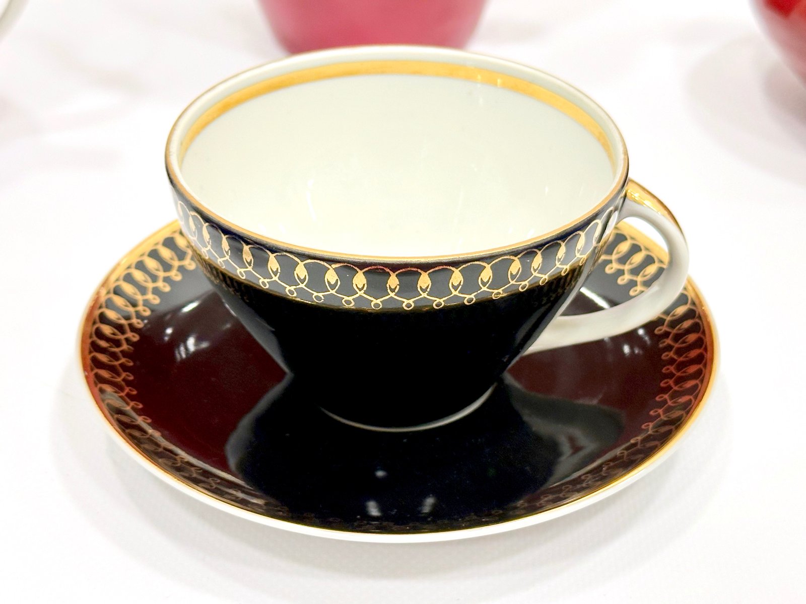 12-Person Porcelain Coffee Service by Wincenty Potacki for ZPS Karolina ...