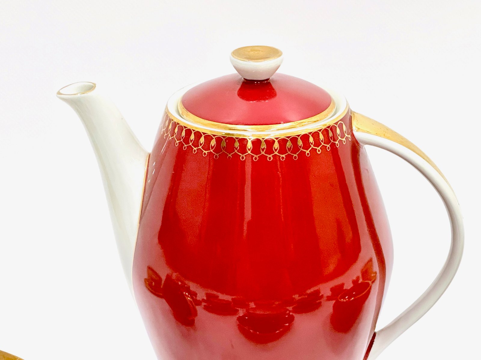 12-Person Porcelain Coffee Service by Wincenty Potacki for ZPS Karolina ...