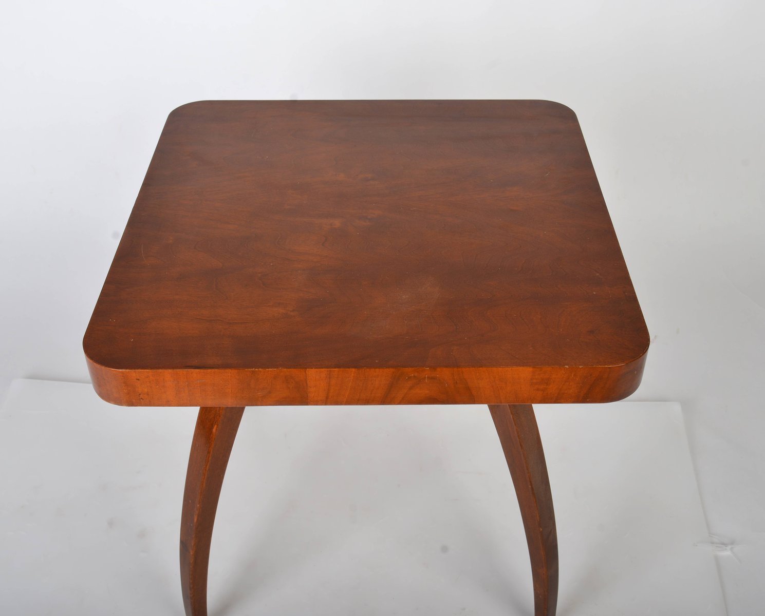 H-259 Walnut Spider Table by Jindrich Halabala for Up Závody, 1930s for sale at Pamono