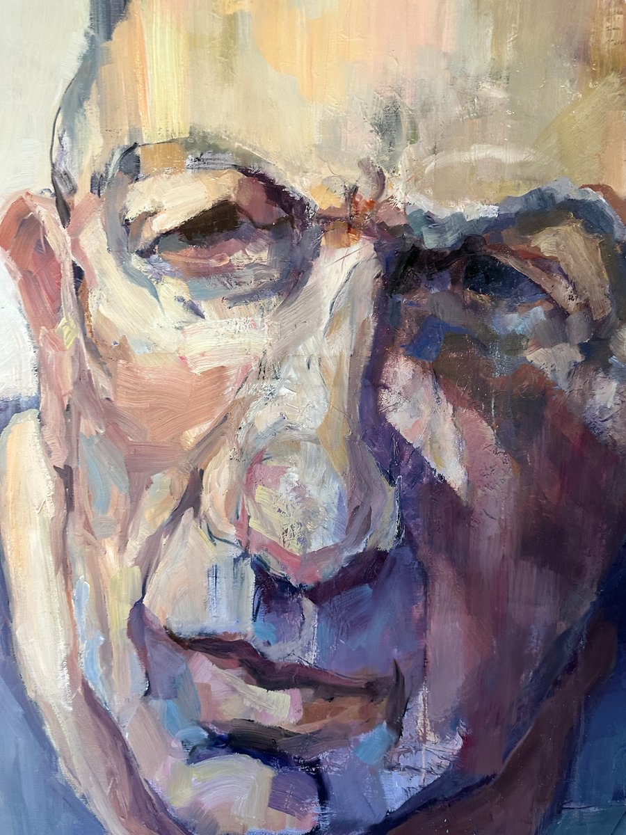 Peter Bowen, Jan Vink Portrait, 2000s, Large Oil on Canvas for sale at ...