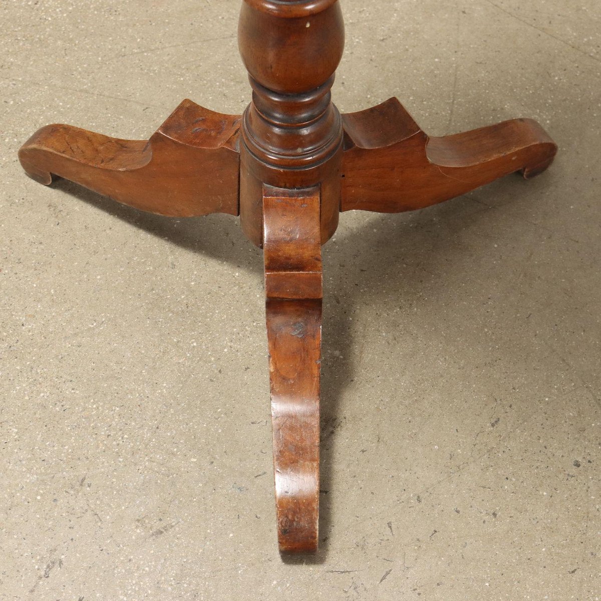Small Antique Louis Philippe Walnut Vanity Table with Mirror, Italy for ...