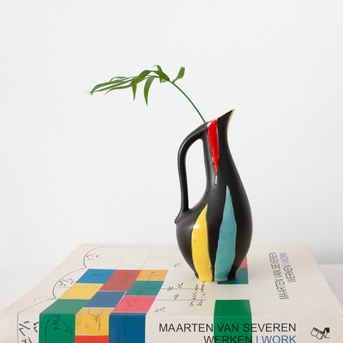 Vintage West German Ceramic Jar from Scheurich, 1950s for sale at Pamono