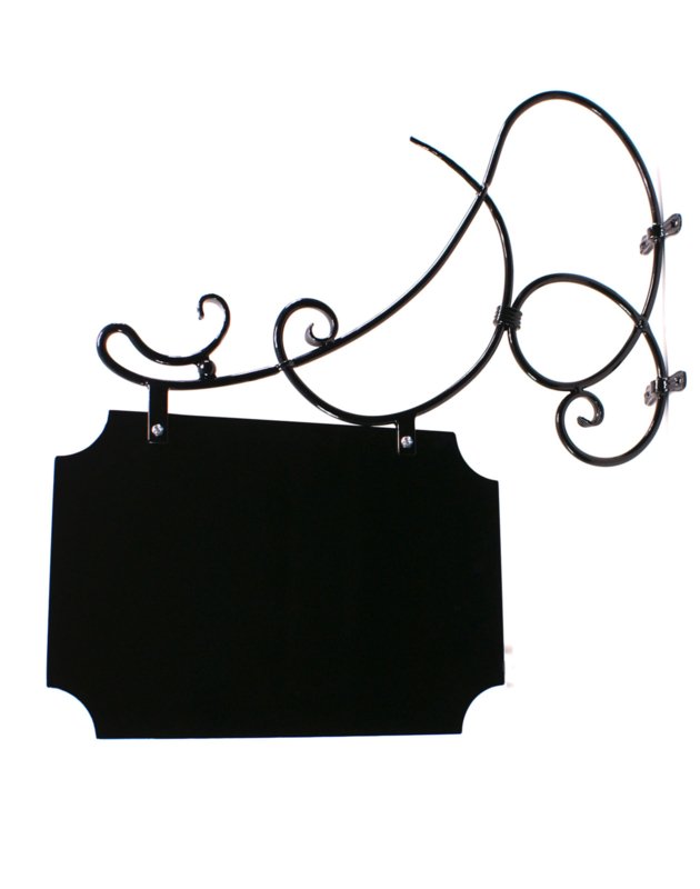 Art Nouveau Wrought Iron Signboard Shop Board Signboard for sale at Pamono