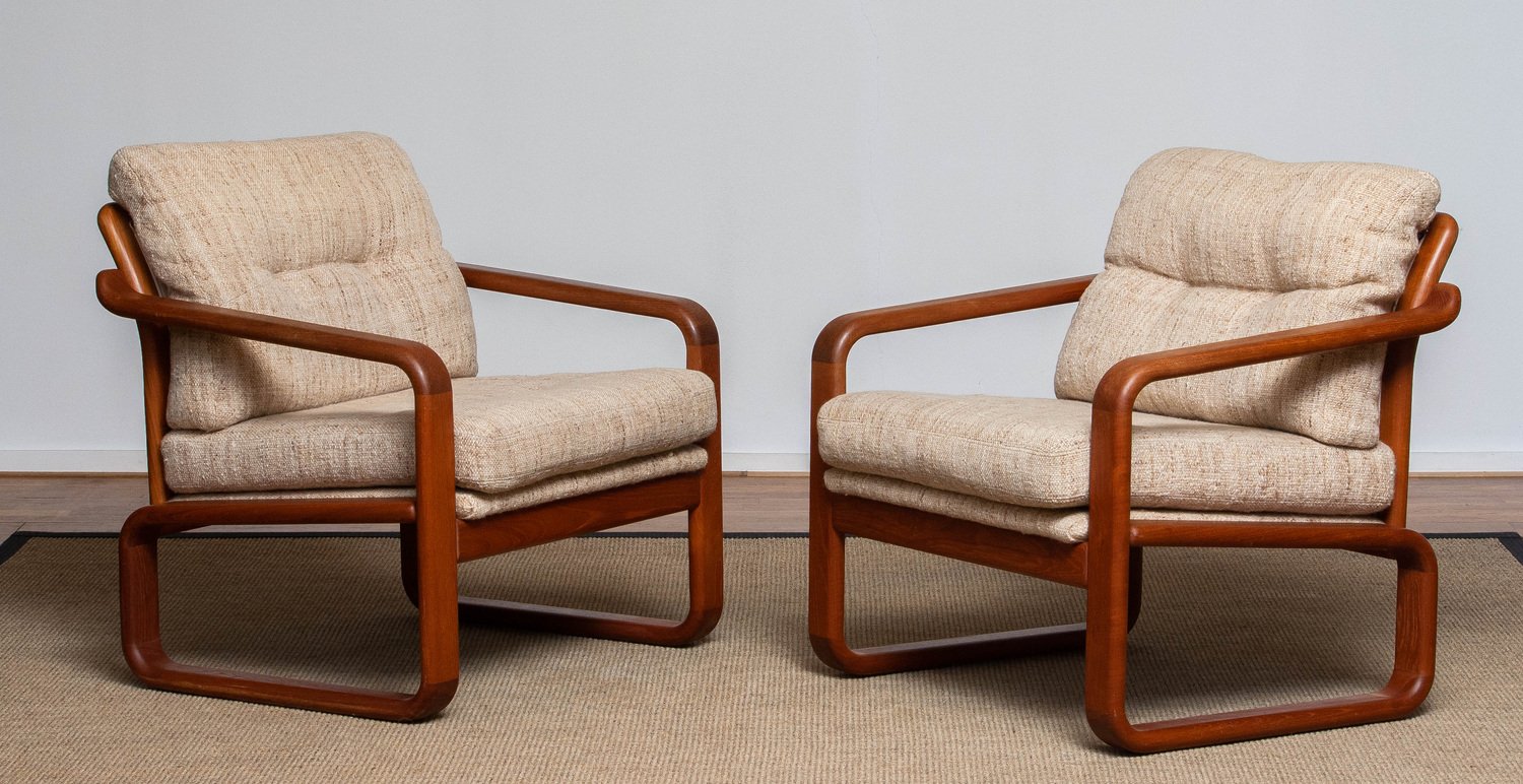 Set of Teak Lounge Chairs from DHS Design Denmark, 1980 for sale at Pamono