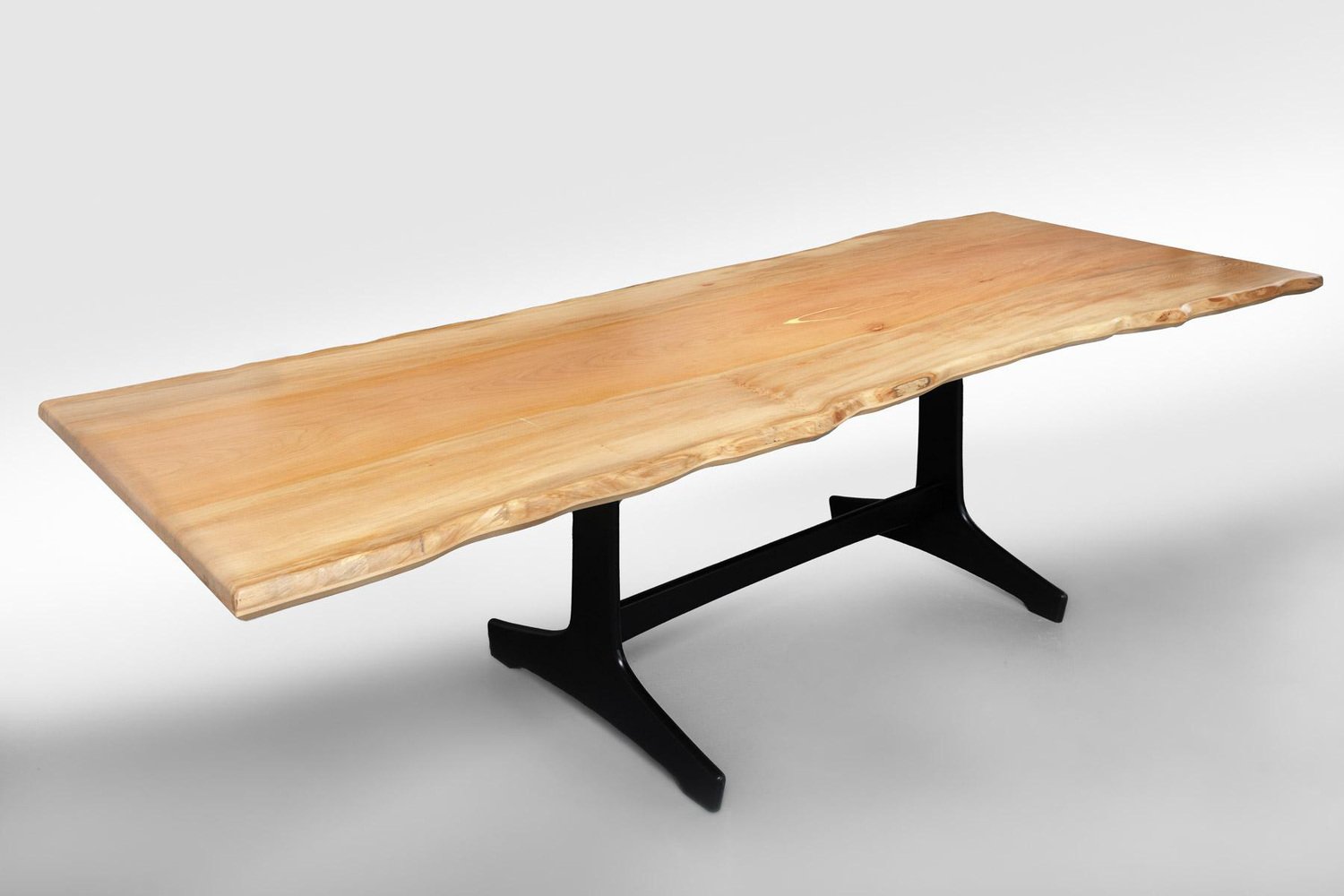 Large Cotemporary London Plane Wood Live Edge Dining Table for sale at ...