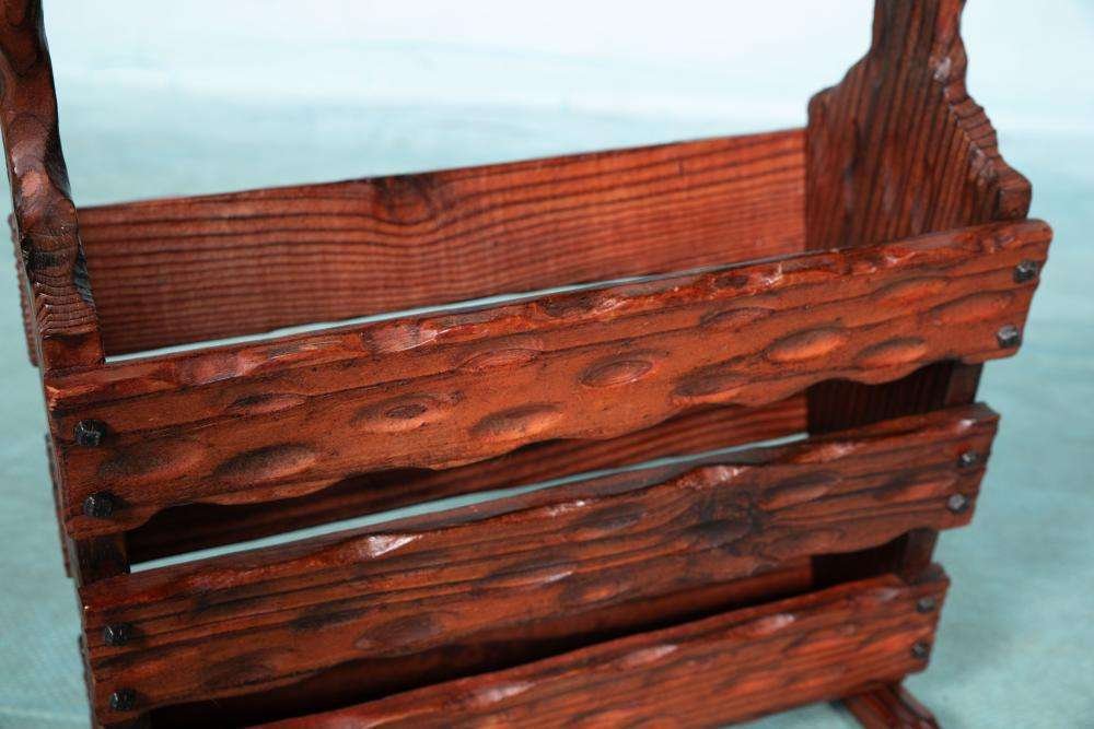 Spanish Magazine Rack, 1970s for sale at Pamono