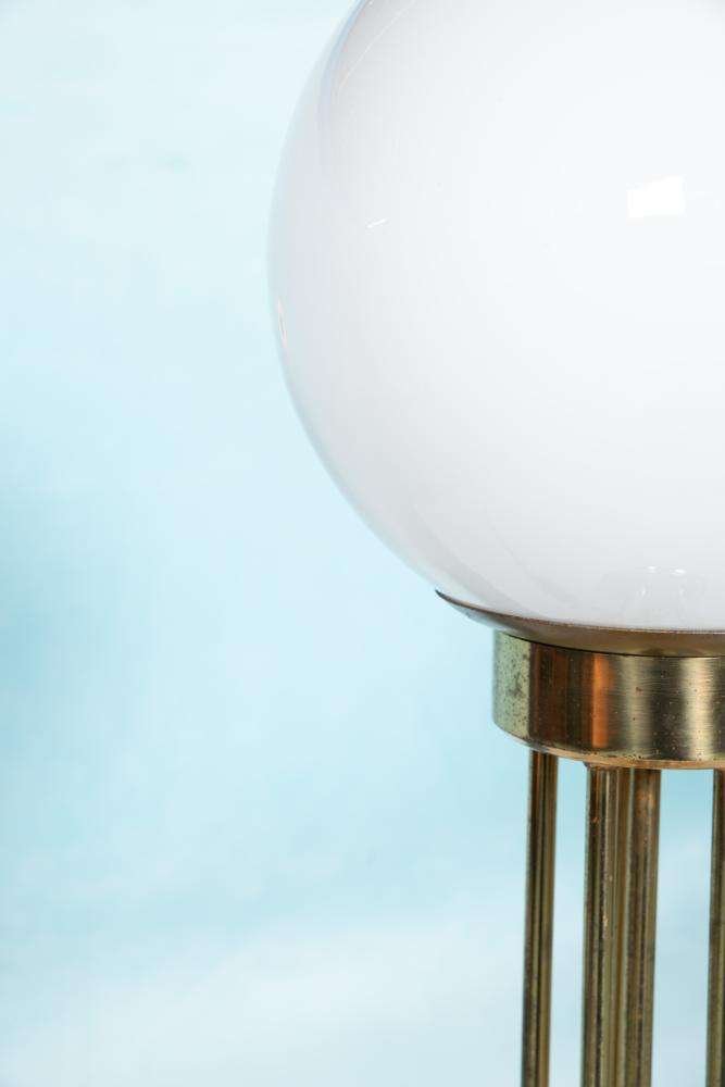 Vintage Woja Brass Globe Lamp, 1960s for sale at Pamono