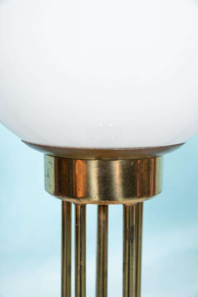 Vintage Woja Brass Globe Lamp, 1960s for sale at Pamono