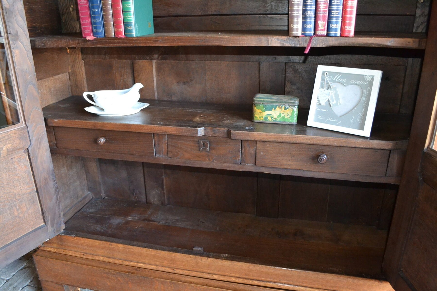 Louis Philippe Oak Bookcase for sale at Pamono