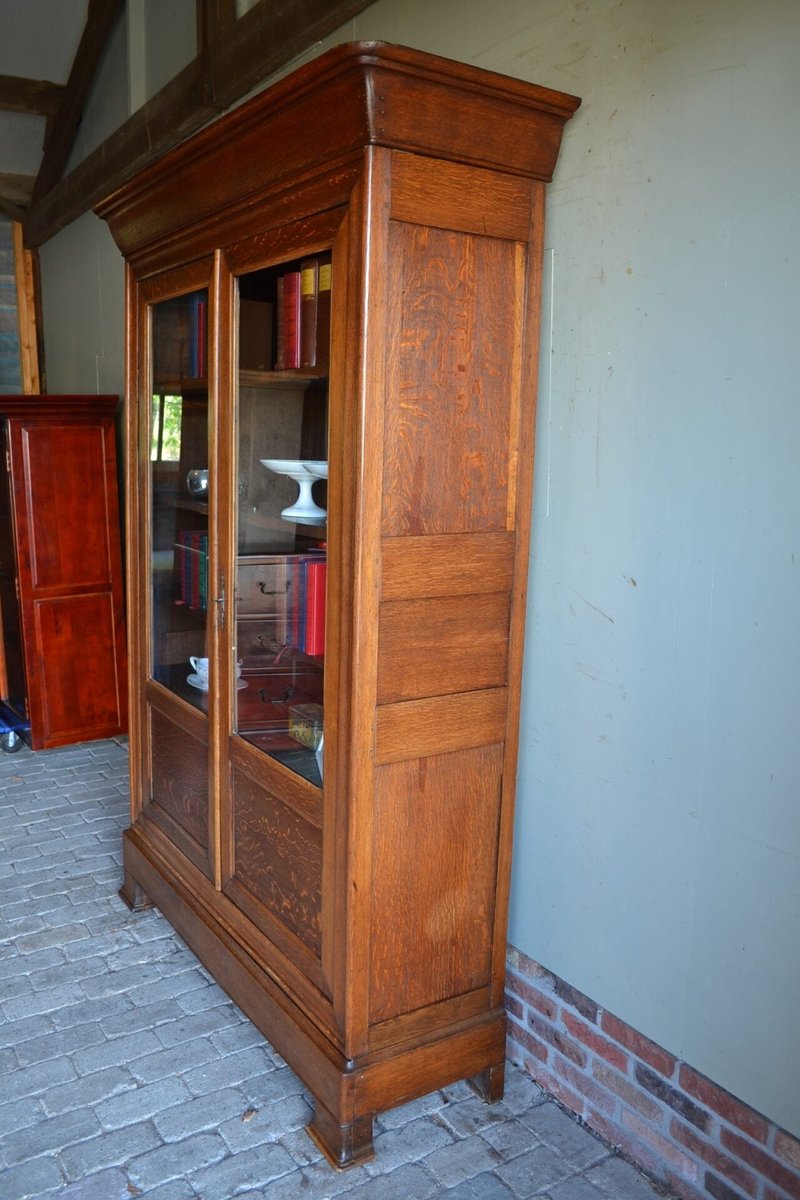 Louis Philippe Oak Bookcase for sale at Pamono