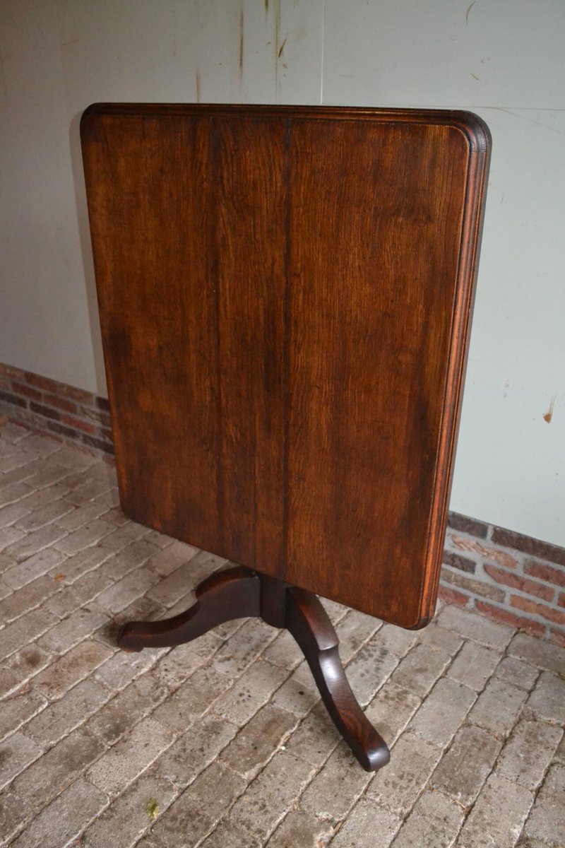 Oak Tilt-Top Table for sale at Pamono