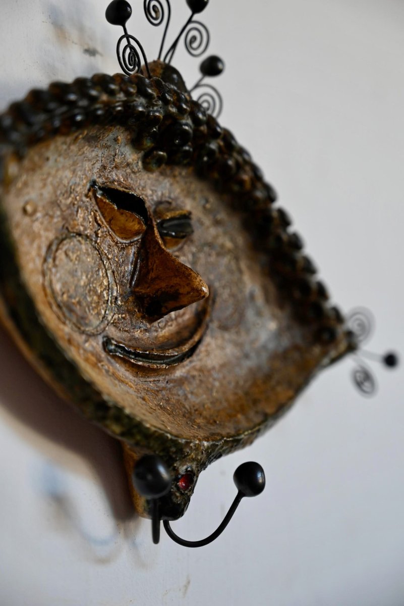 Smiling Face to Hang by Raphael Giarrusso, 1960s for sale at Pamono