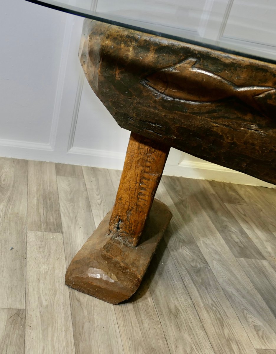 Rustic Preparation Coffee Table for sale at Pamono