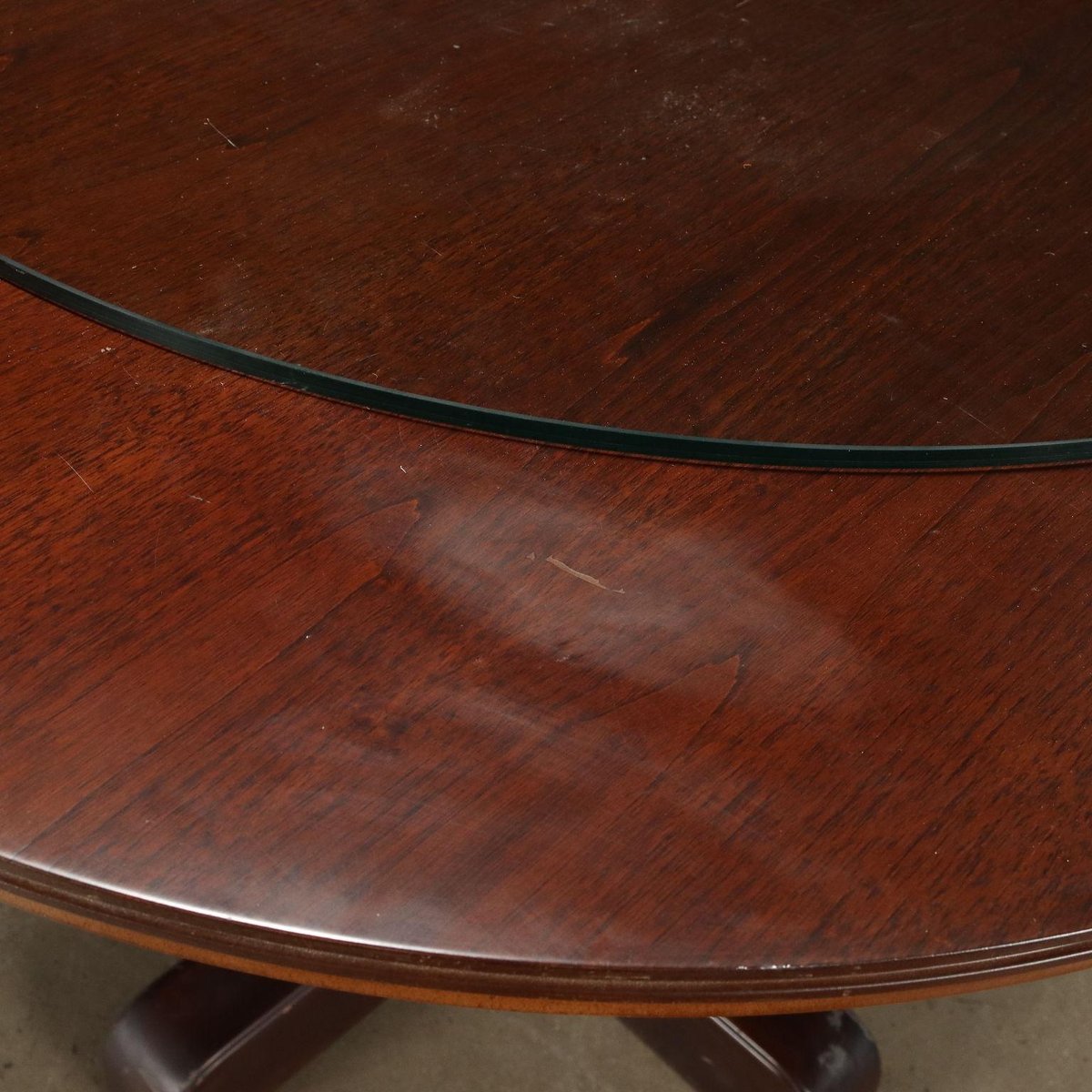 Table with Glass Top, 1960s for sale at Pamono