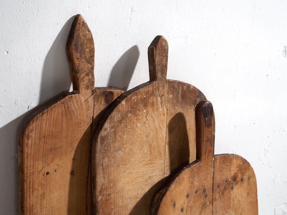 Antique Cutting Boards, 1920s, Set of 3 for sale at Pamono