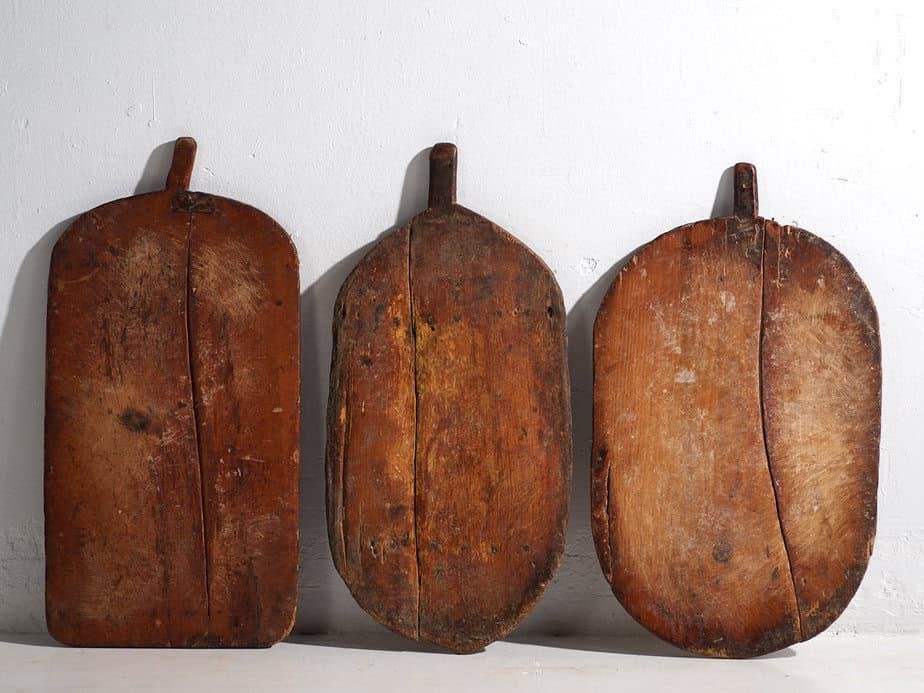 Antique Cutting Boards, 1920s, Set of 3 for sale at Pamono