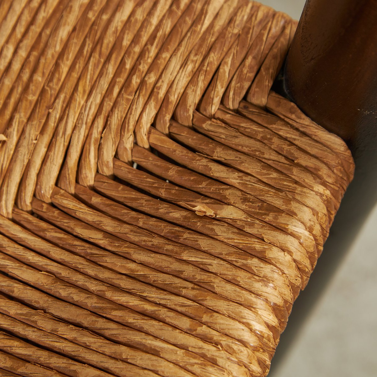 Rustic Wicker Chair for sale at Pamono