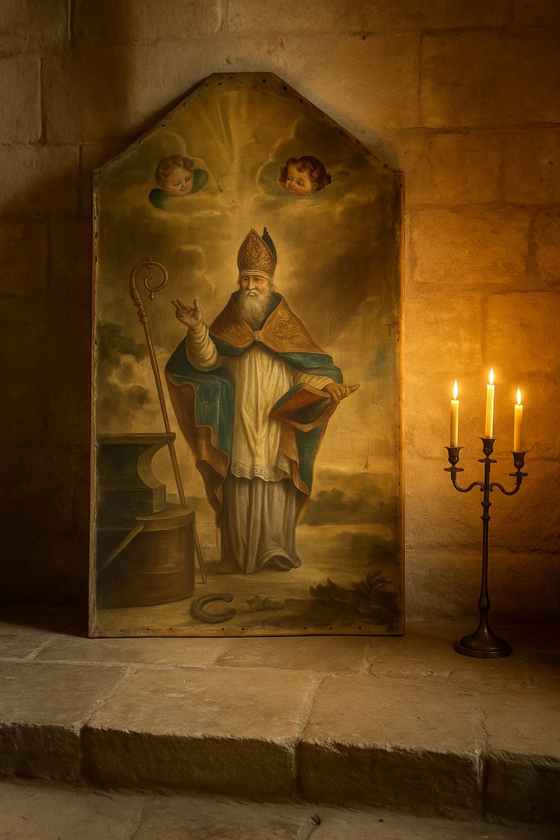 Saint Eligius, 1790, Large Oil on Canvas for sale at Pamono