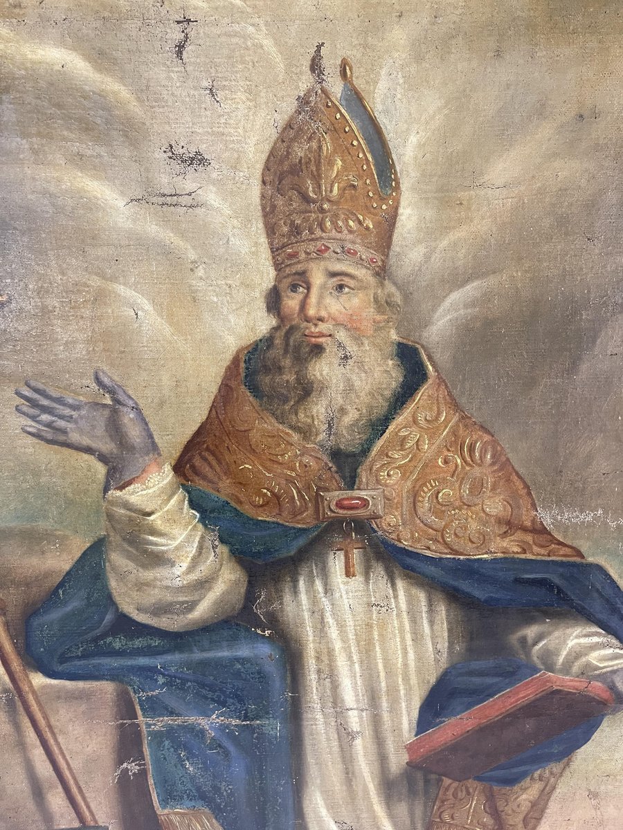 Saint Eligius, 1790, Large Oil on Canvas for sale at Pamono