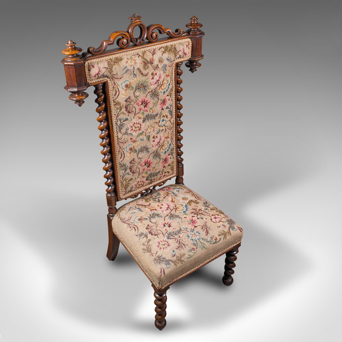 Antique English Rectors Prie-Dieu Chair for sale at Pamono