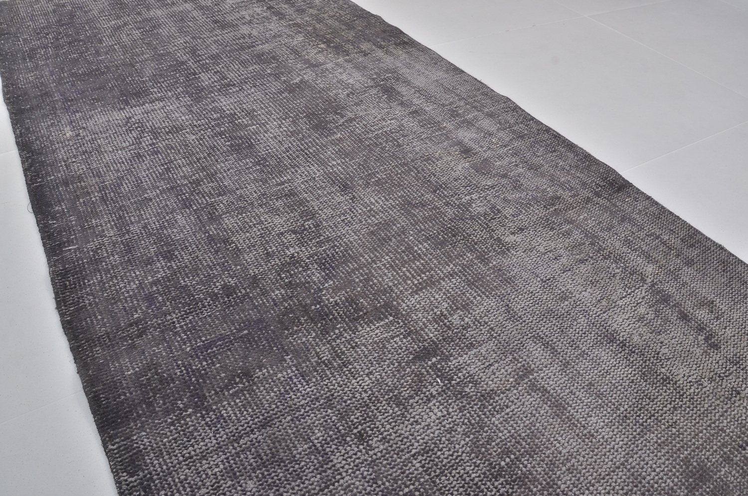 Vintage Natural Grey Runner Rug, 1960s for sale at Pamono