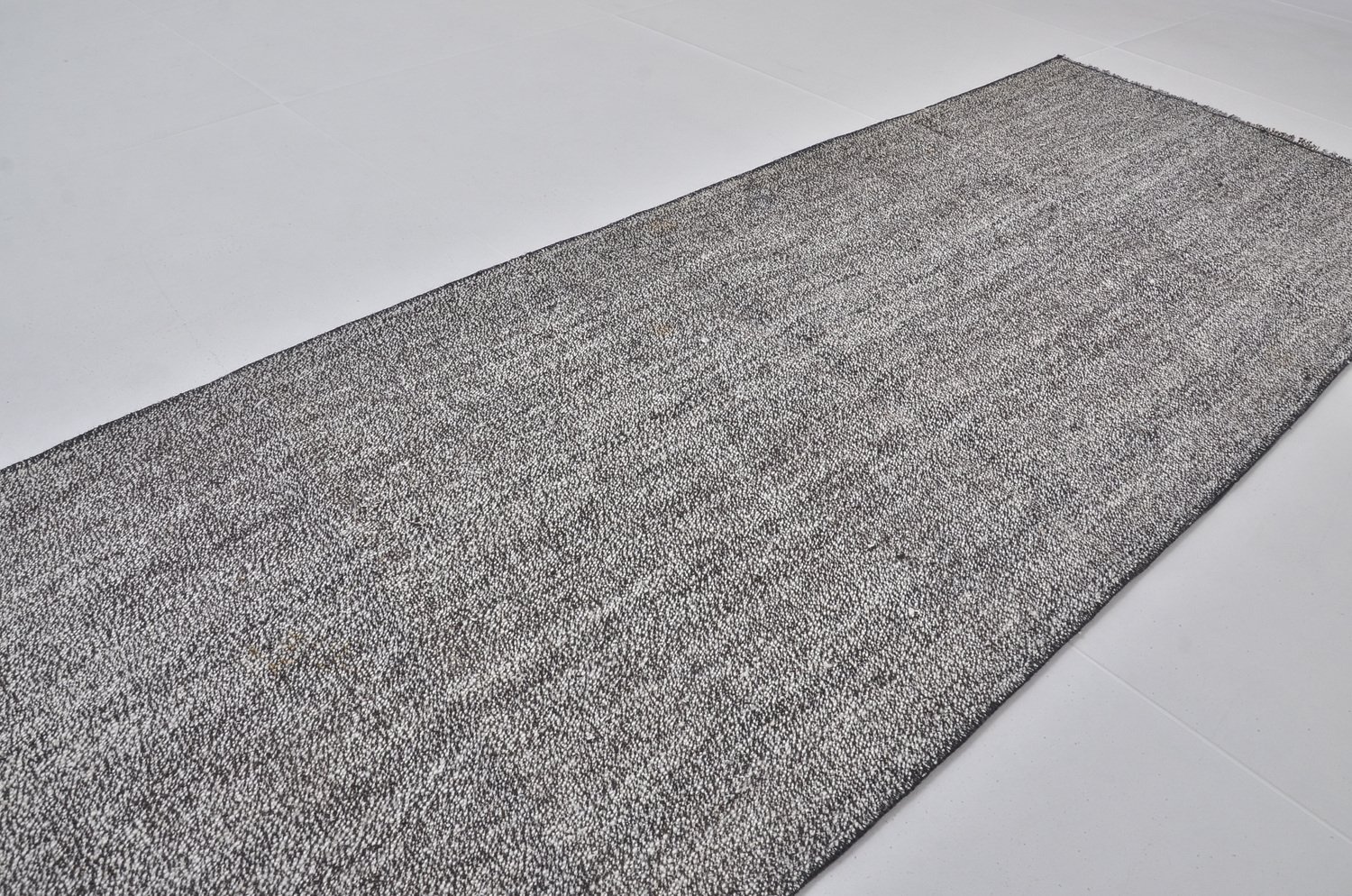 Natural Grey Runner Rug, 1960s for sale at Pamono