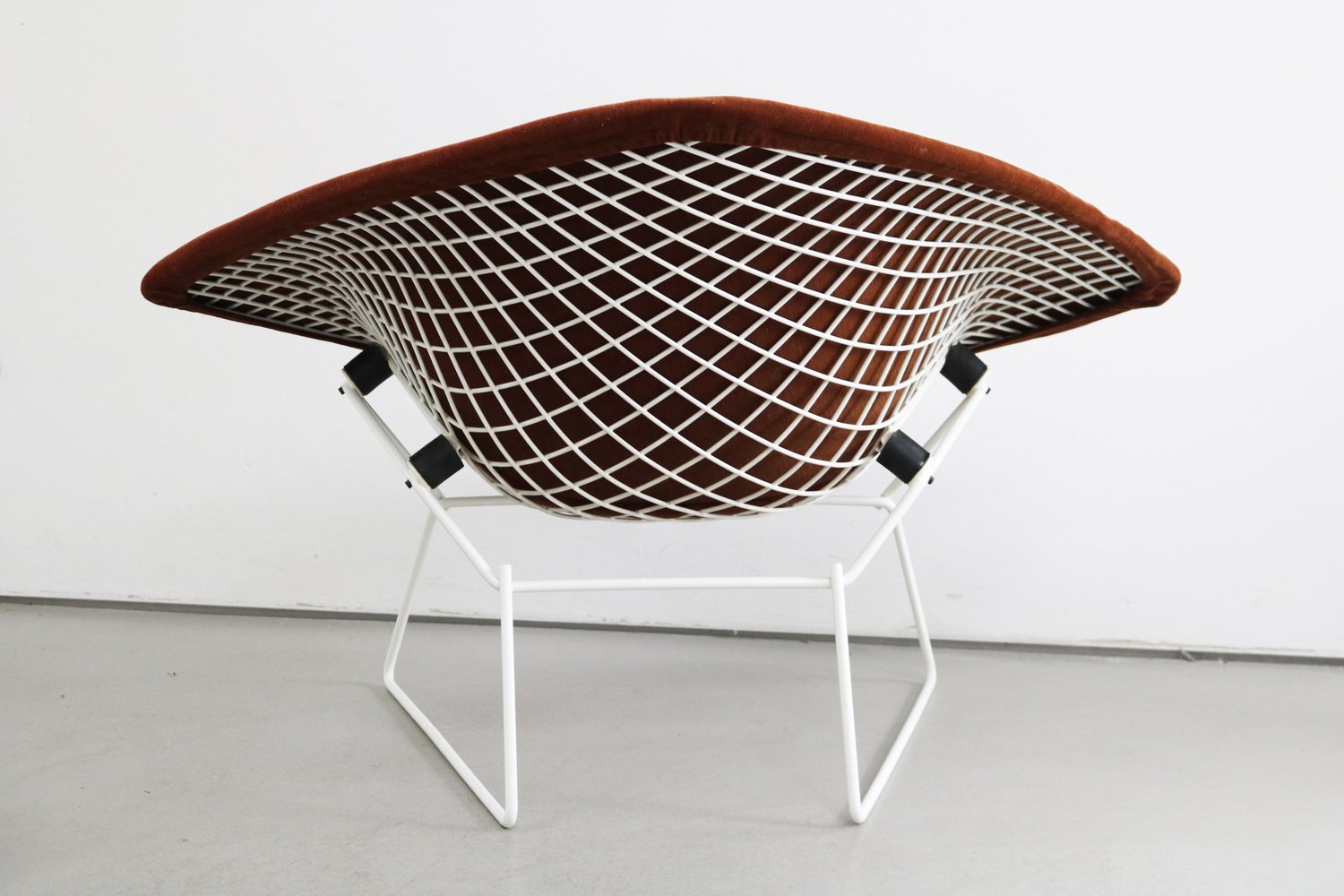 Large Diamond Chair 422 by Harry Bertoia for Knoll International, 1950s ...