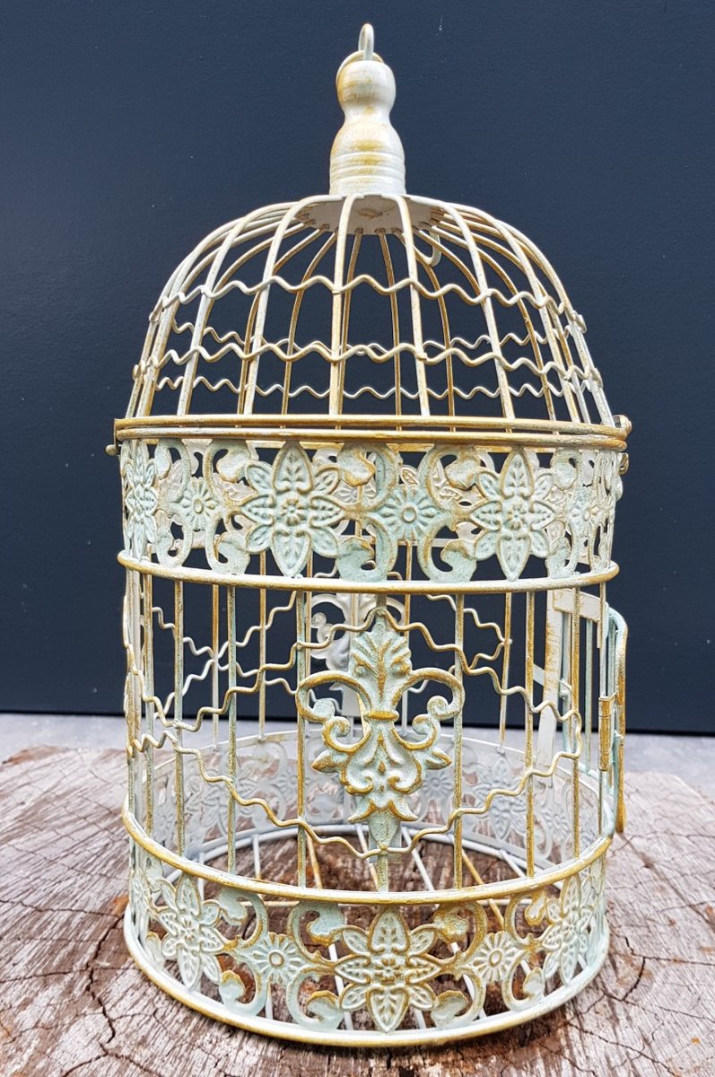 Large French Metal Bird Cage for sale at Pamono