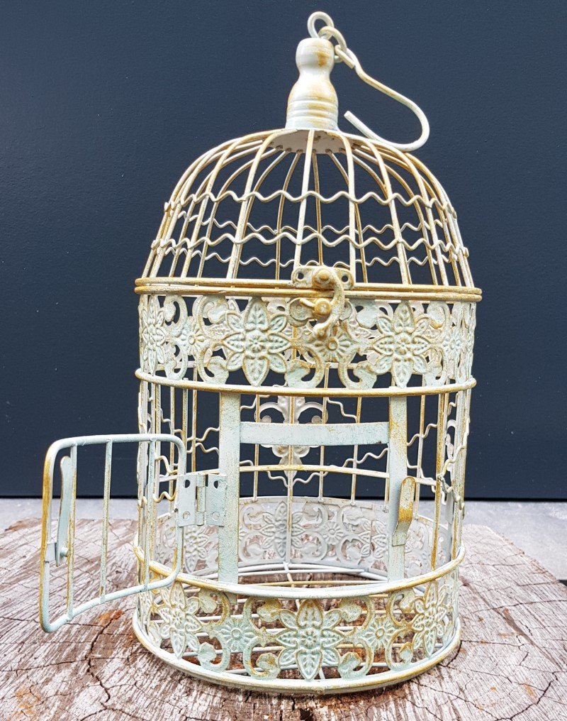Large French Metal Bird Cage for sale at Pamono