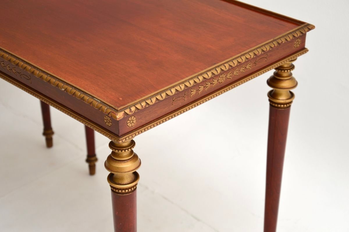 Gilded Side Tables, 1950s, Set of 2 for sale at Pamono