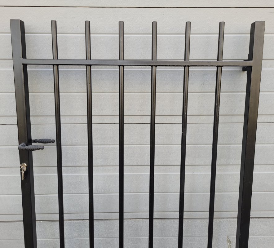 Modern Wrought Iron Garden Gate for sale at Pamono