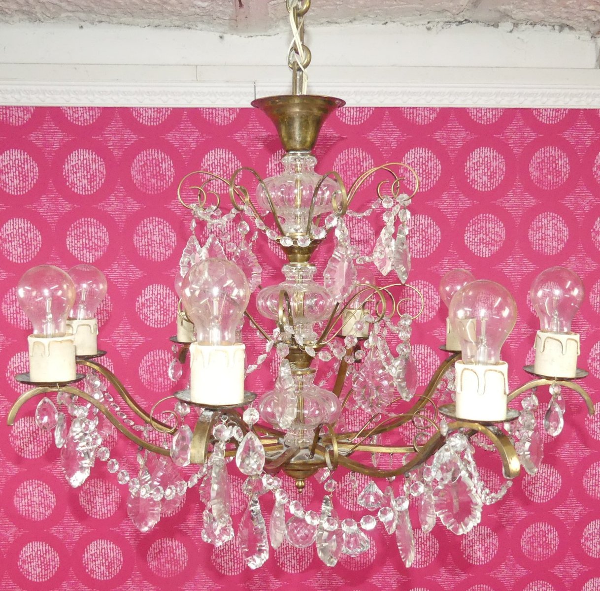Maria Theresa Style Crystal Chandelier for sale at Pamono
