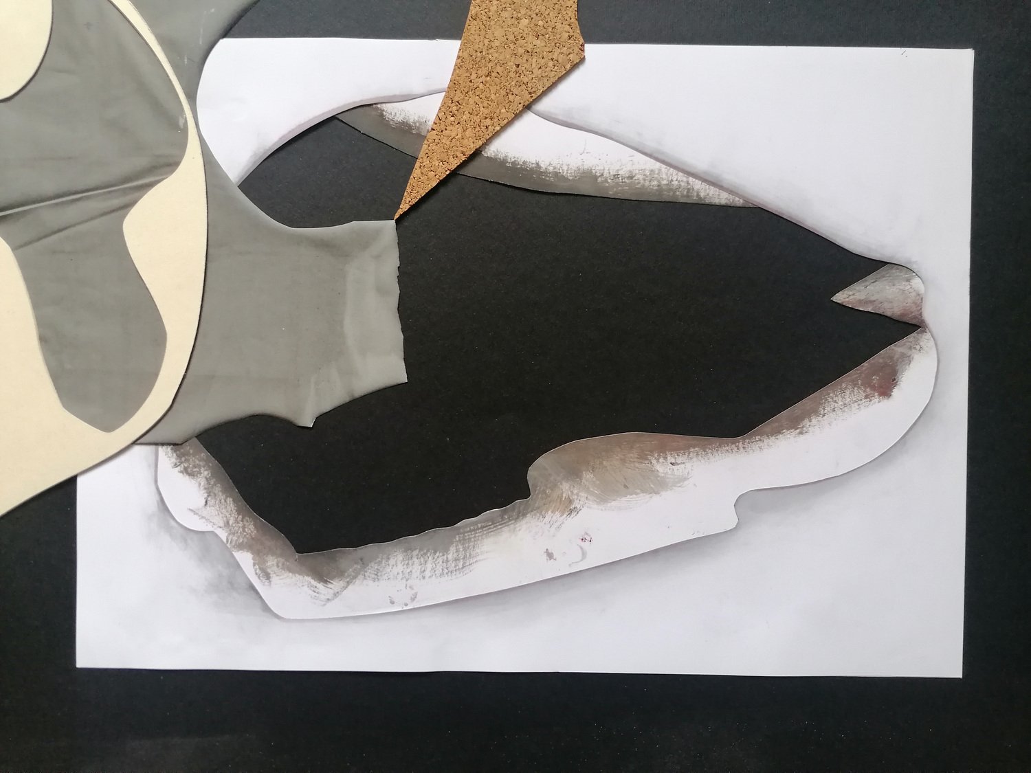 Stefano Mazzolini, Cozi, 2023, Collage su carta in vendita su Pamono