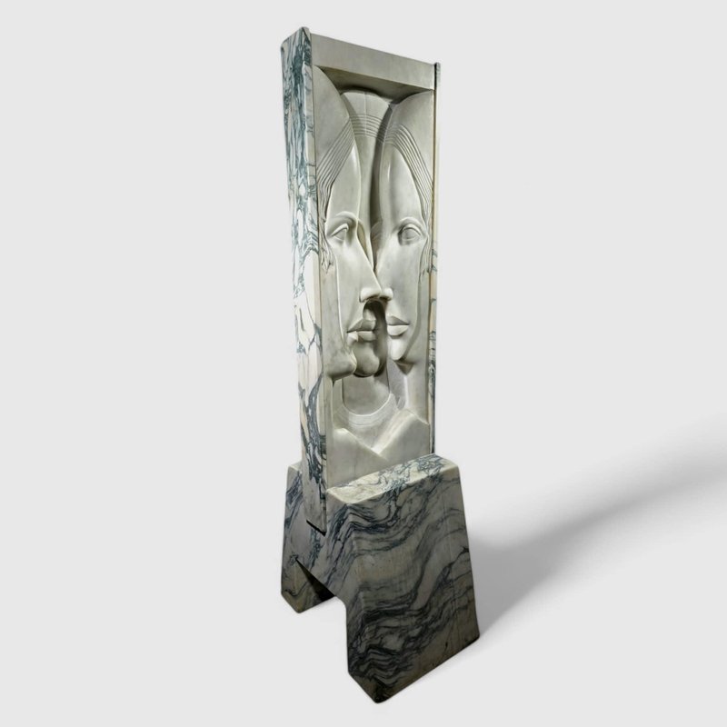 Vintage Art Deco Marble Sculpture of the Three Graces, 1920 for sale at ...