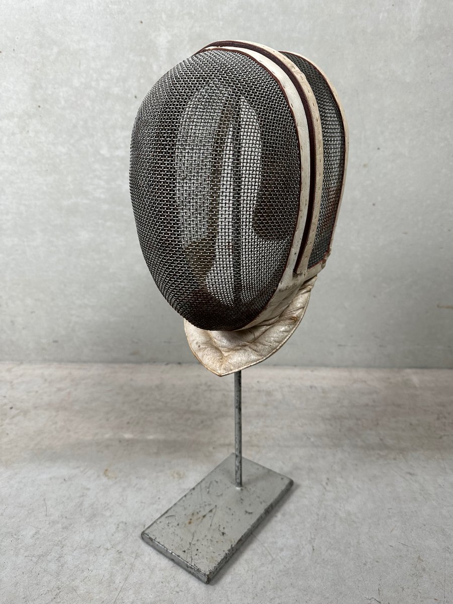 Vintage Leather Fencing Mask for sale at Pamono